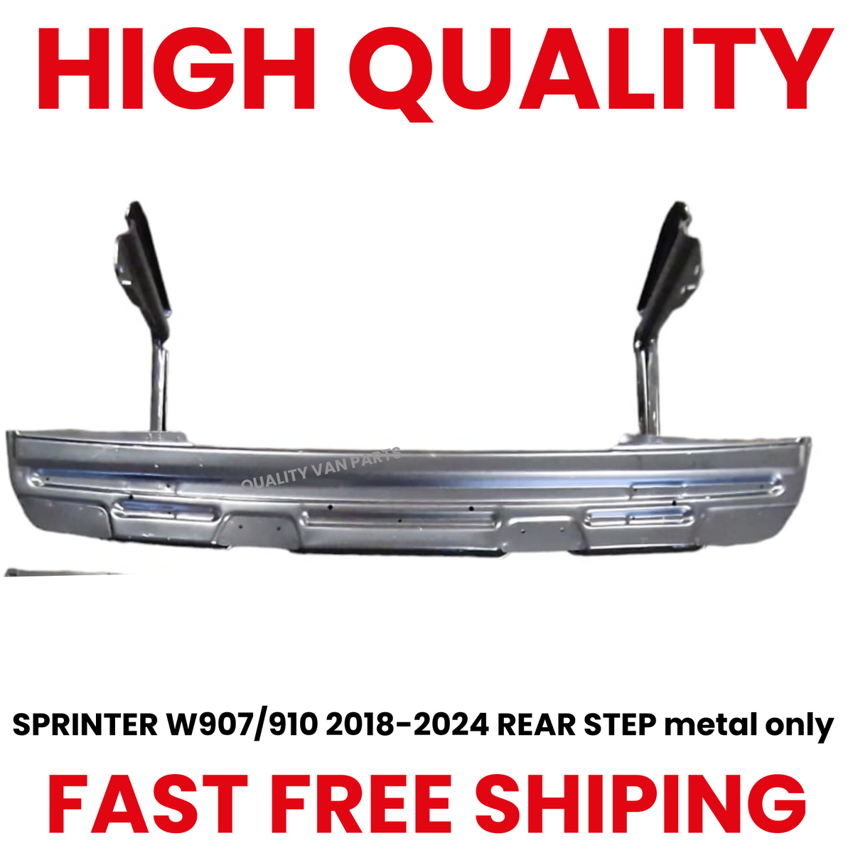 For Mercedes Sprinter Rear Back Metal Step only 2018-2024 Body ...