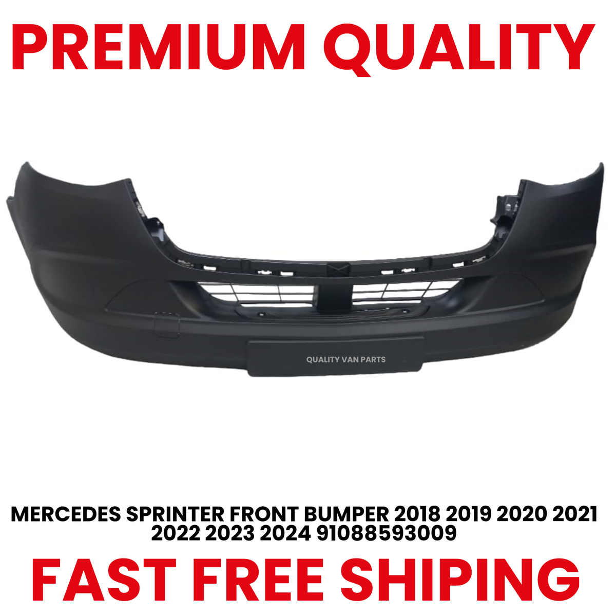 MERCEDES SPRINTER FRONT BUMPER 2018 2019 2020 2021 2022 2023 2024 ...
