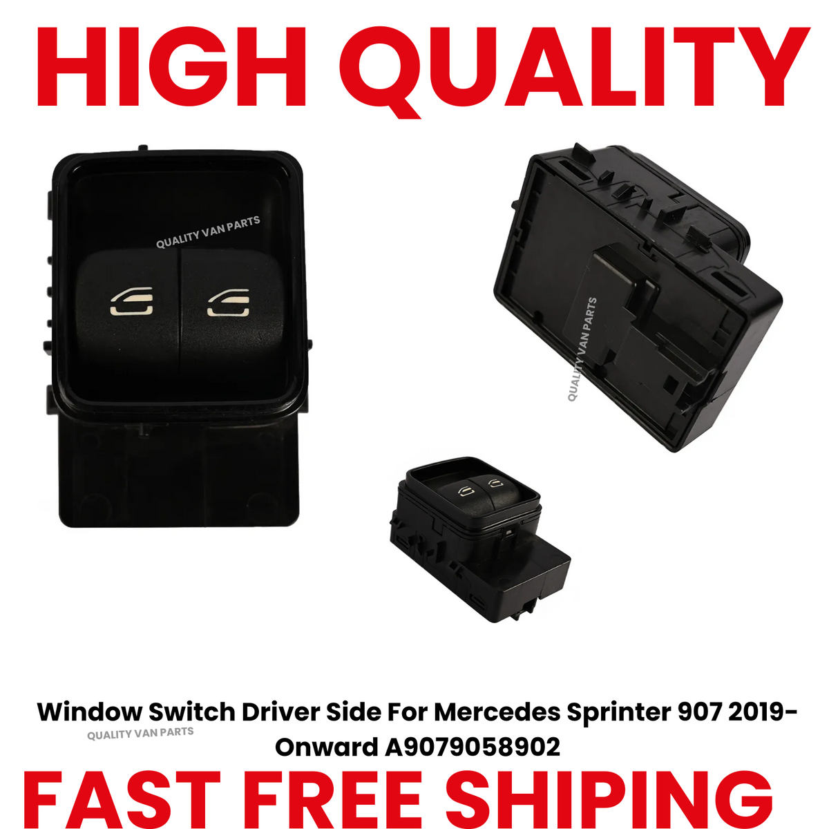 Window Switch Driver Side For Mercedes Sprinter w907/910 2019-Onward A ...