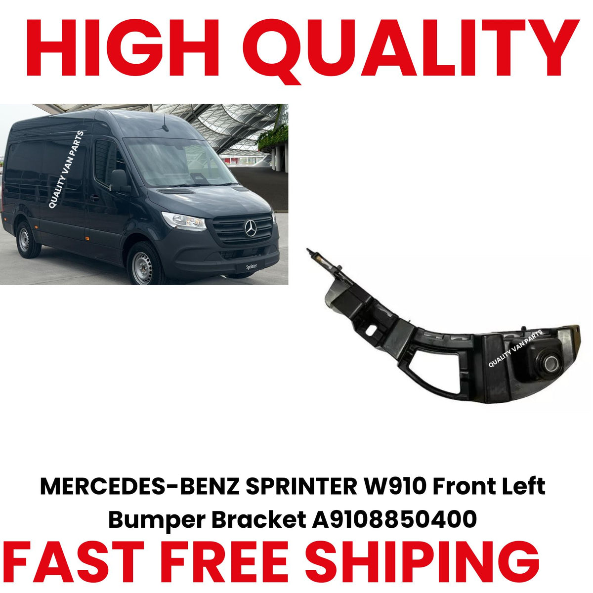 MERCEDES-BENZ SPRINTER W910 Front Left Bumper Bracket A9108850400 — T&T ...