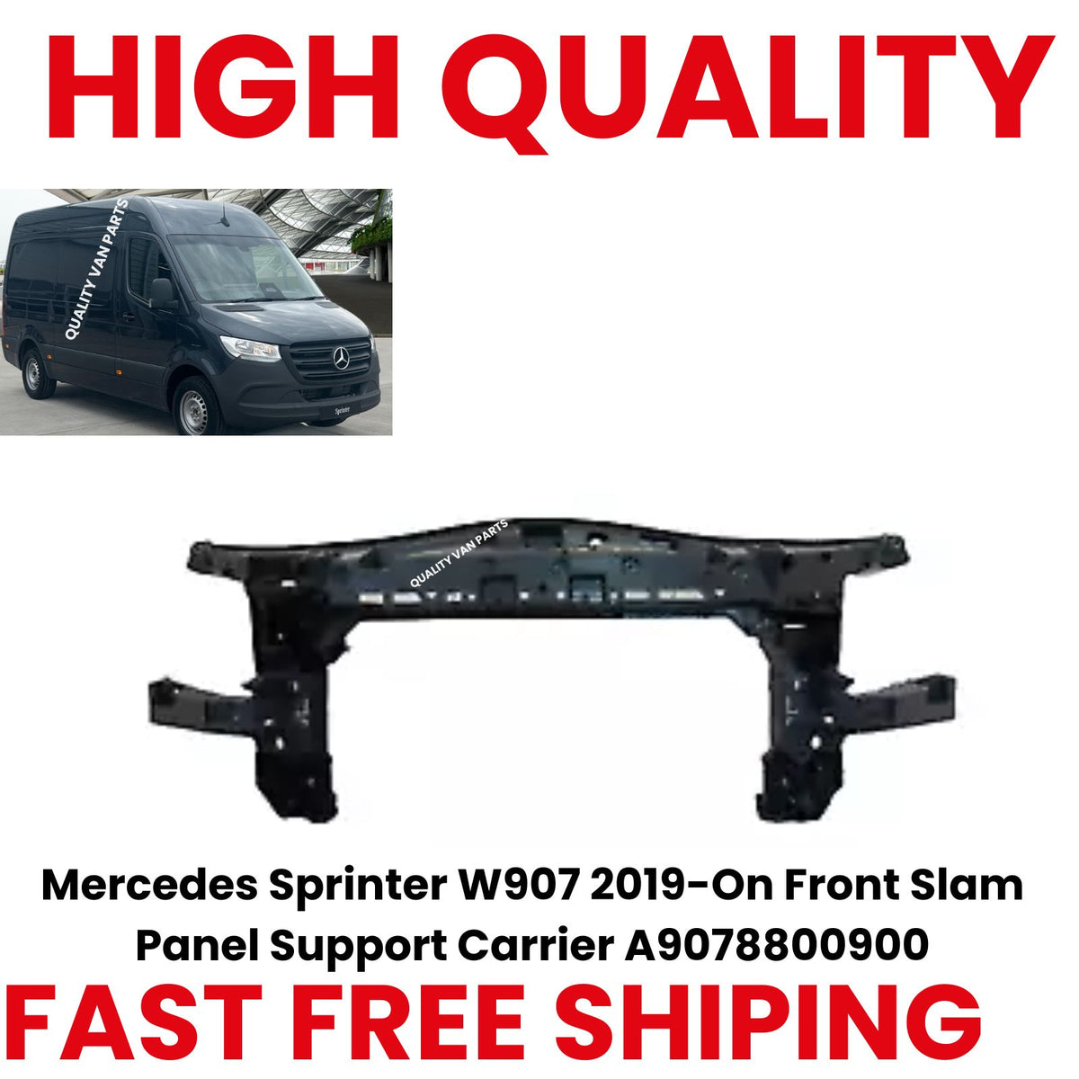 Mercedes Sprinter W907 2019-On Front Slam Panel Support Carrier A90788 ...